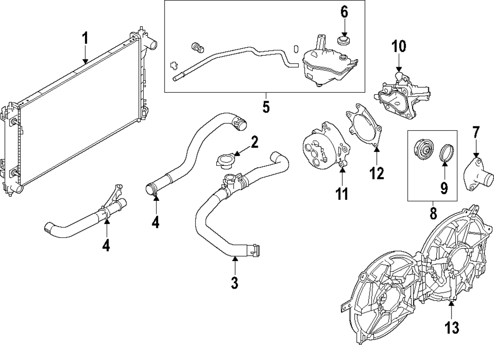 2019-2025 Nissan Altima Upper Hose 21501-6CA0A | OEM Parts Online