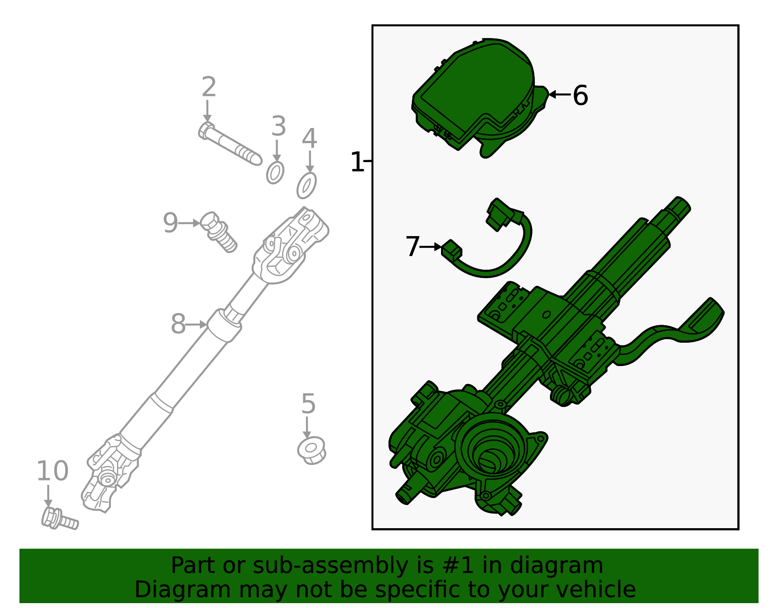 Steering Column - OEM Interior Steering Support for Hyundai ...