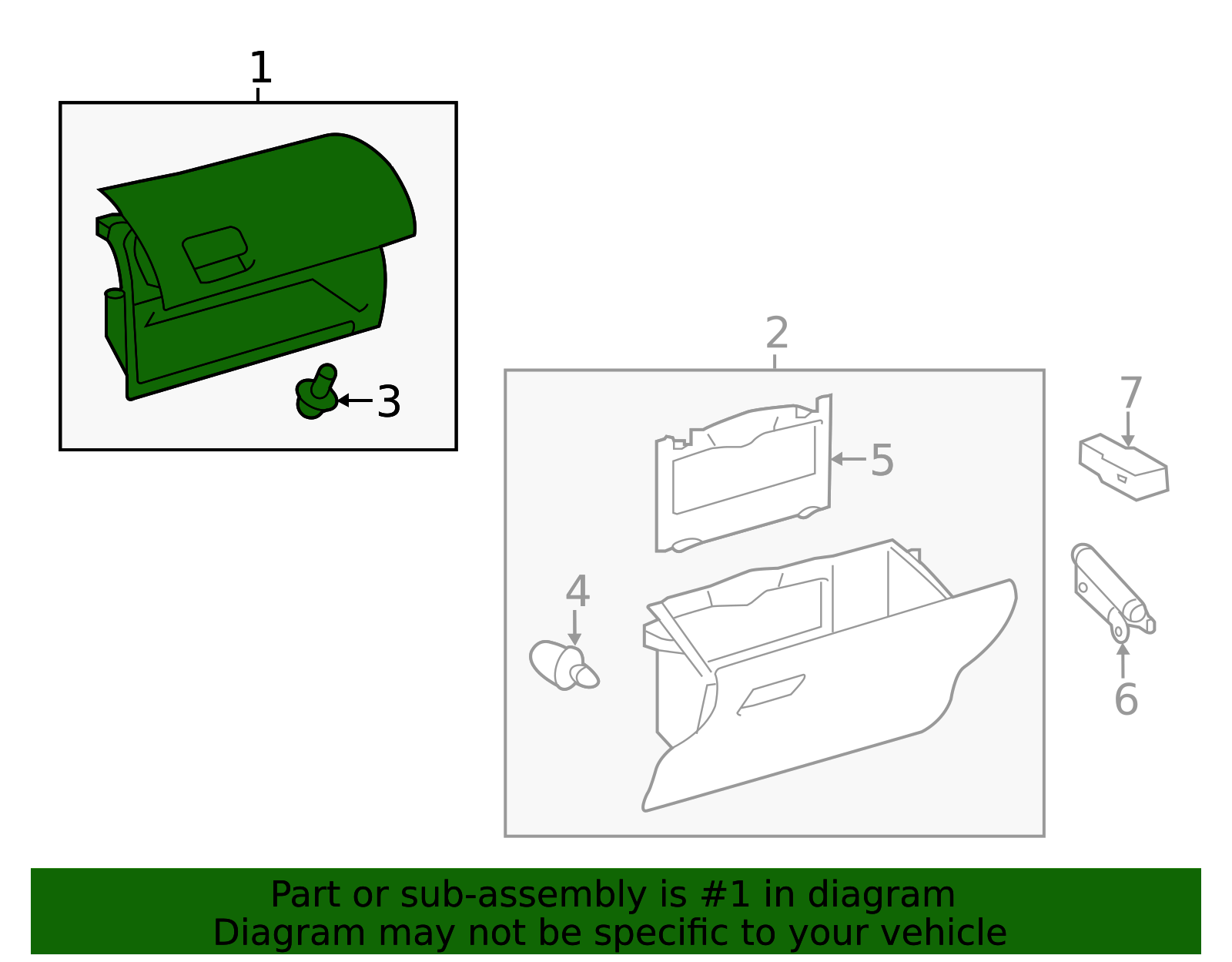 55440-47020-C0 - Glove Box Assembly 2015-2017 Toyota Prius V | Toyota ...