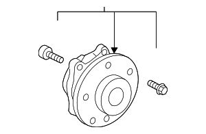 2005-2022 Volkswagen Hub & Bearing Assembly 5K0-498-621 | VW Direct ...