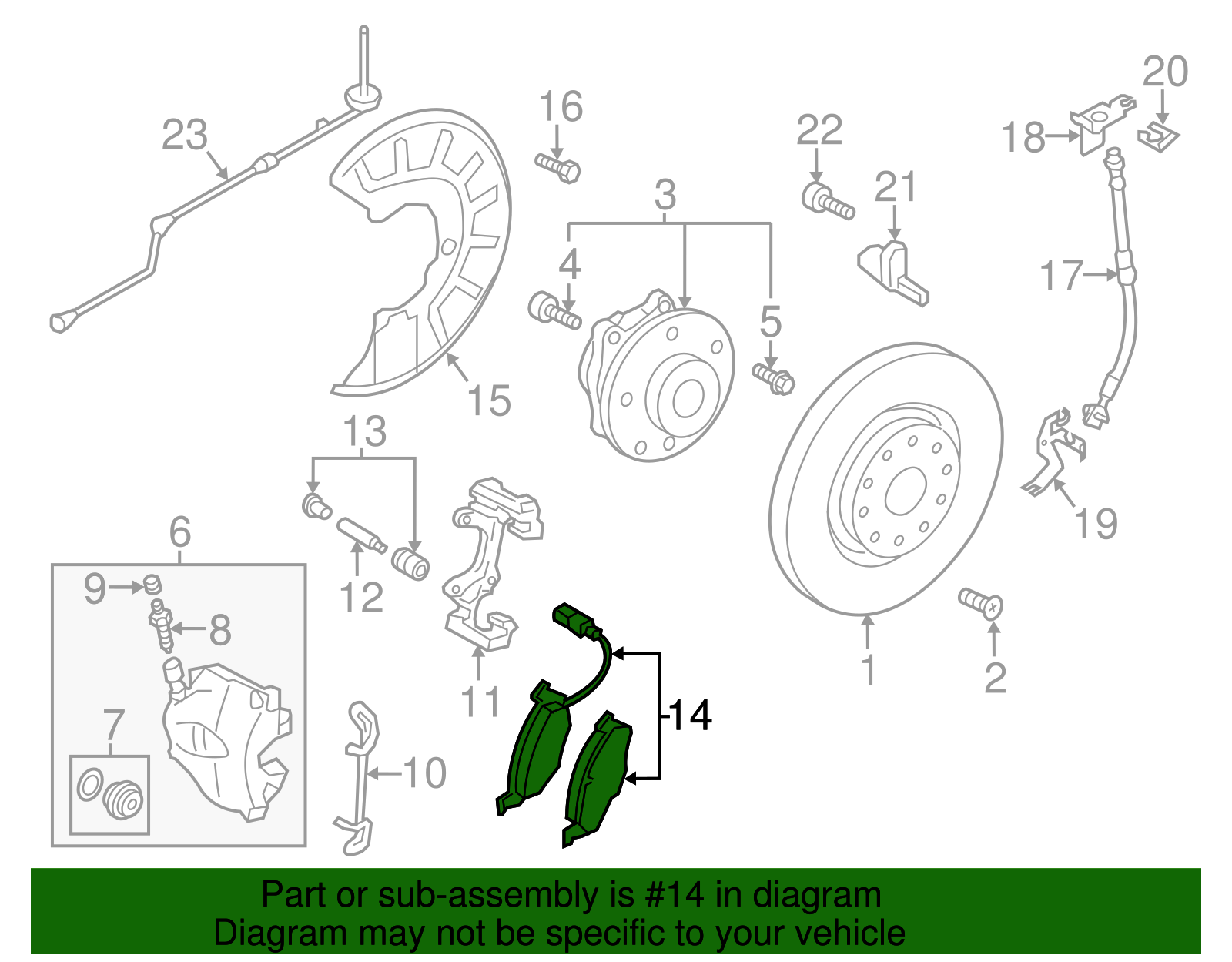 2009-2021 Volkswagen Brake Pads Front 5N0-698-151-C | OEM Parts Online