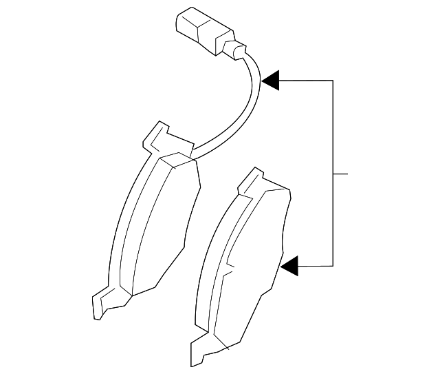 2009-2021 Volkswagen Brake Pads Front 5N0-698-151-C | OEM Parts Online