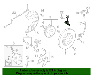 2005-2022 Volkswagen Vehicle Speed Sensor WHT-003-856-D | VW Direct ...