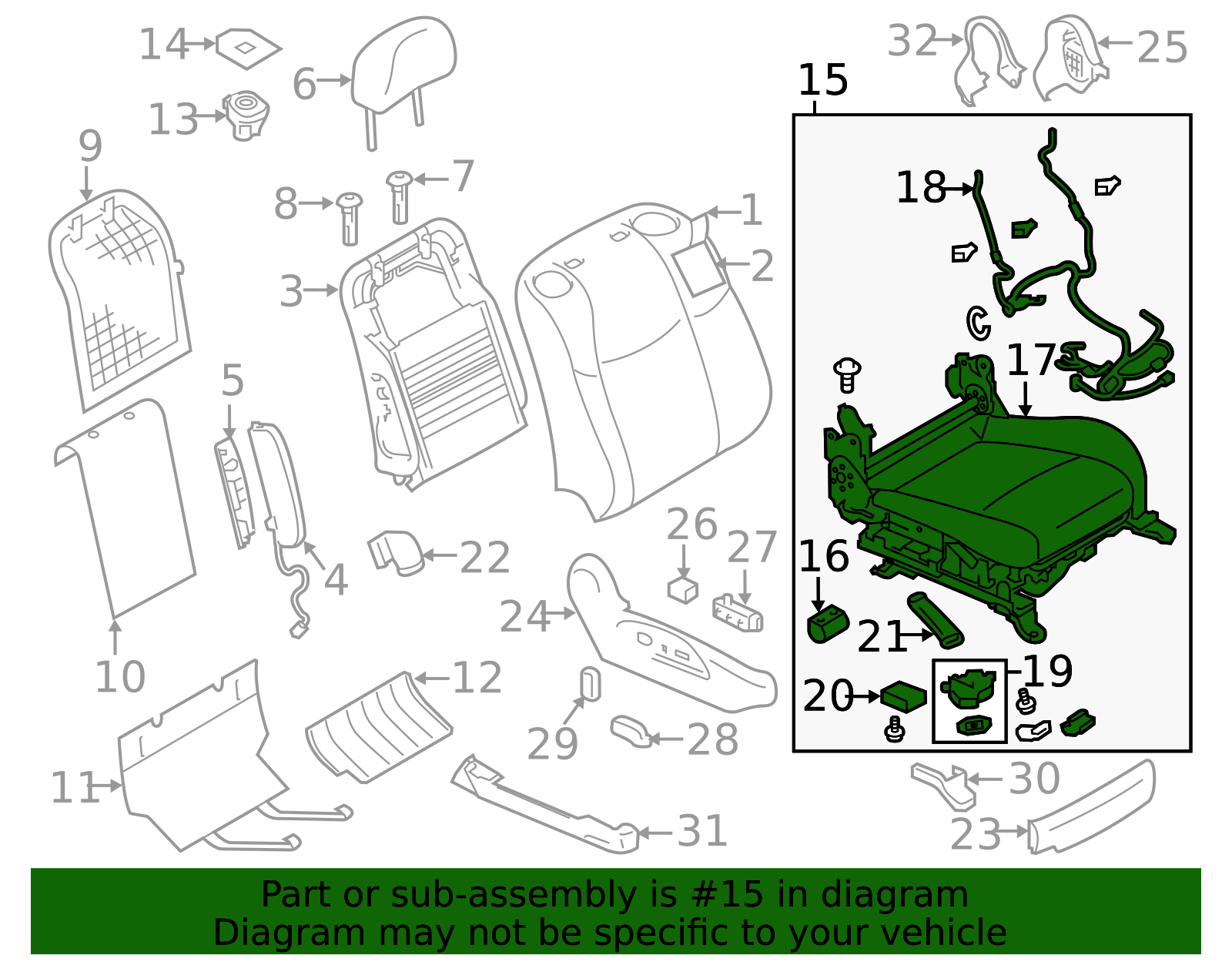 873004AP9D - Cushion Assembly 2017-2019 INFINITI | Infiniti of Orland Park