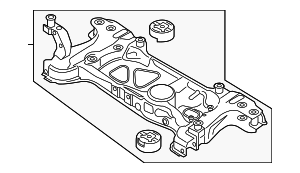 5C0-199-313-S - Engine Cradle 2012-2018 Volkswagen Passat | Wolfsburg ...