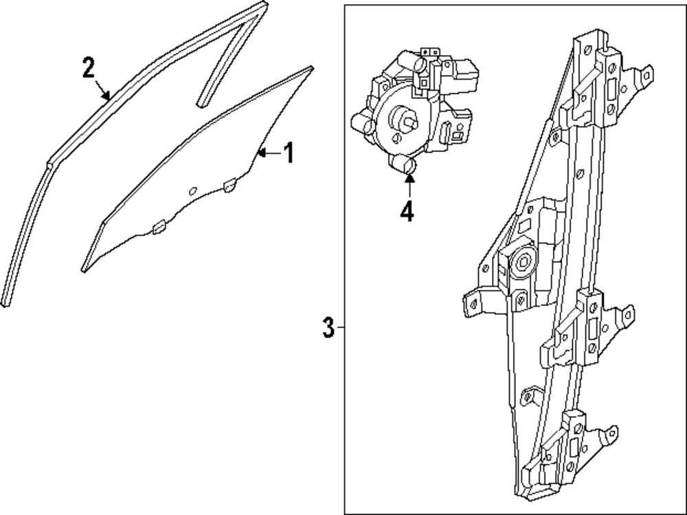 2025 Nissan Kicks Run Weather-Strip 80330-7LF0A | Nissan Parts Central