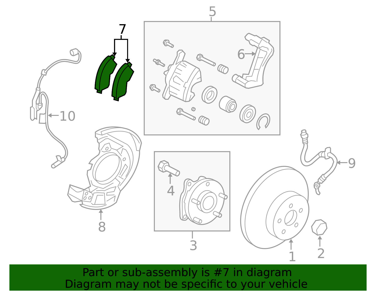 2018-2025 Toyota Brake Pads 04465-33480 | OEM Parts Online