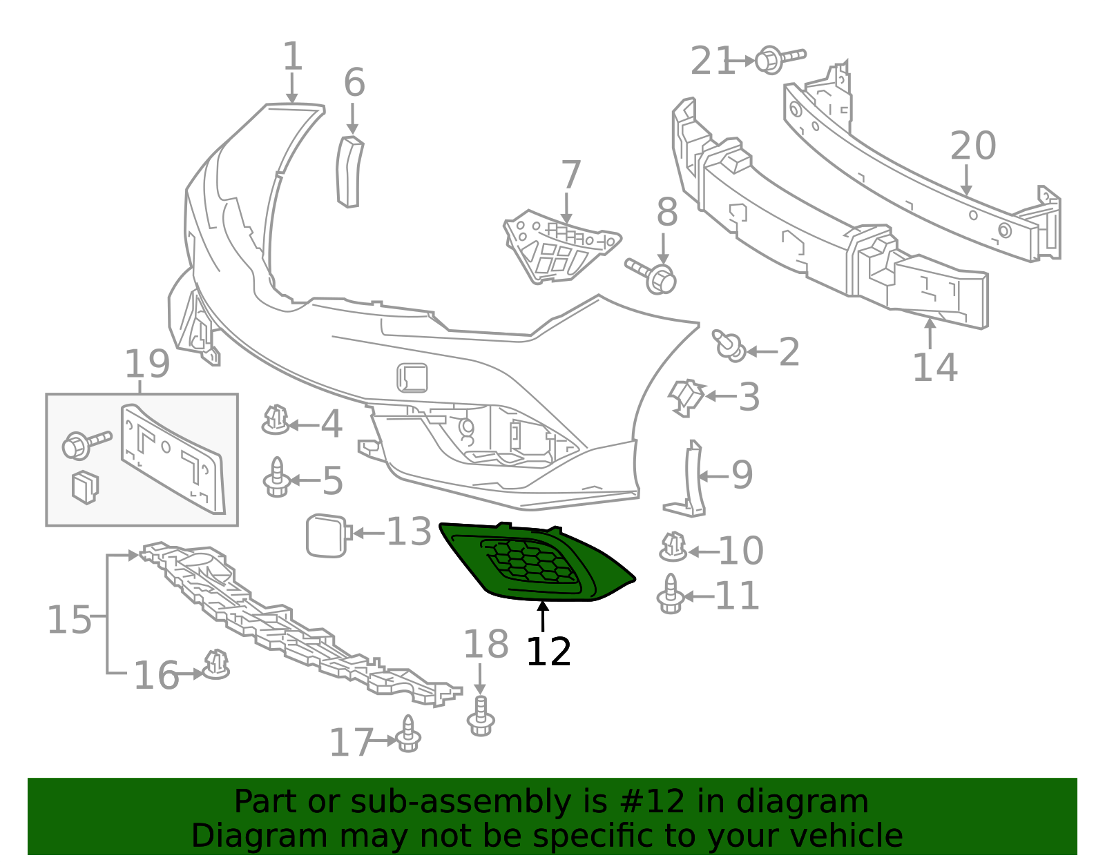 52030-12090 - Side Cover - 2016-2018 Toyota | OEM Genuine Toyota Parts