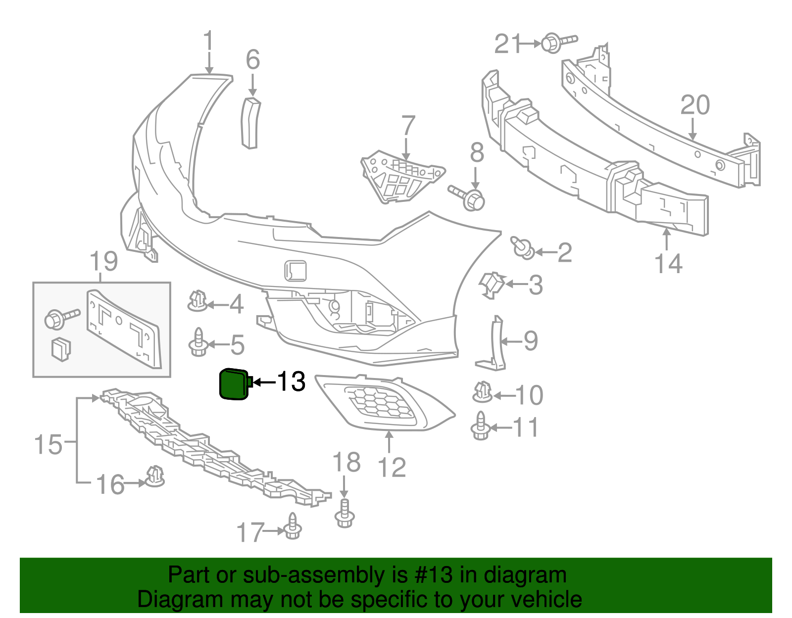 52128-12914 - Hole Cover 2016-2018 Toyota | Brantford Toyota Parts