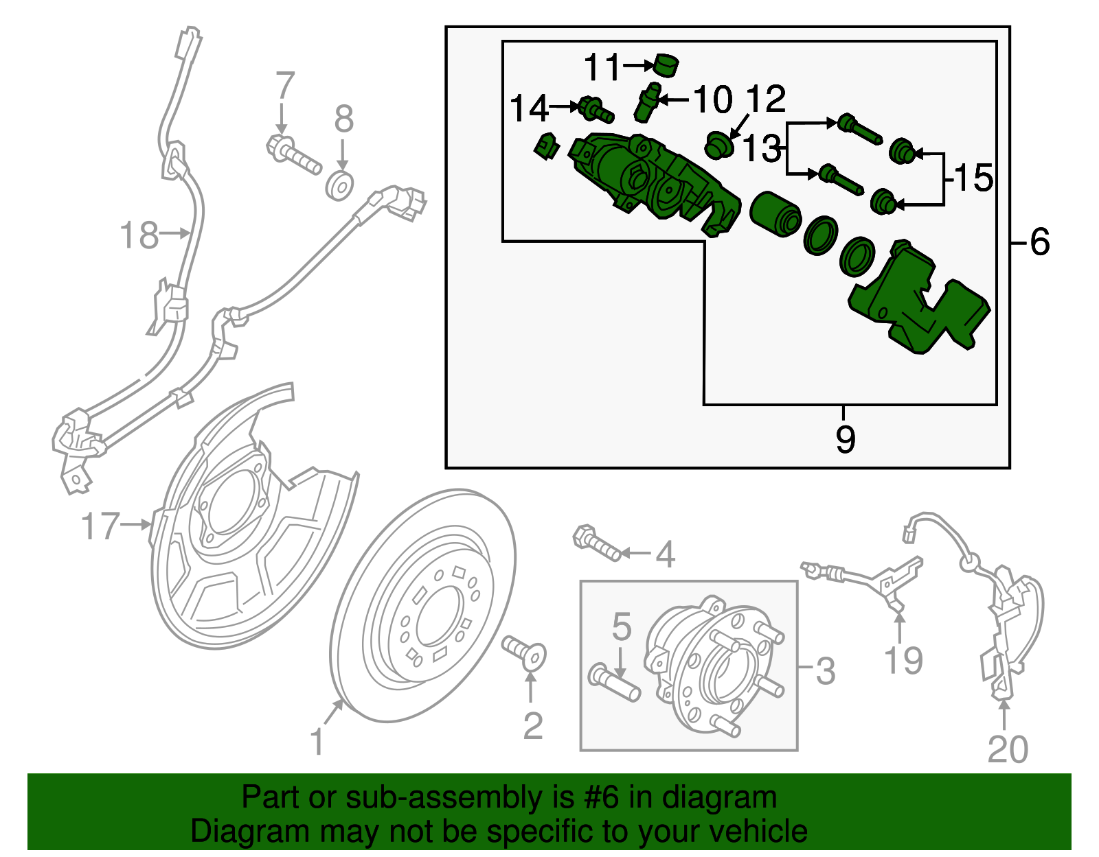 58210-D4500 - Disc Brake Kit 2017-2020 Kia Optima | Kia.Parts Store