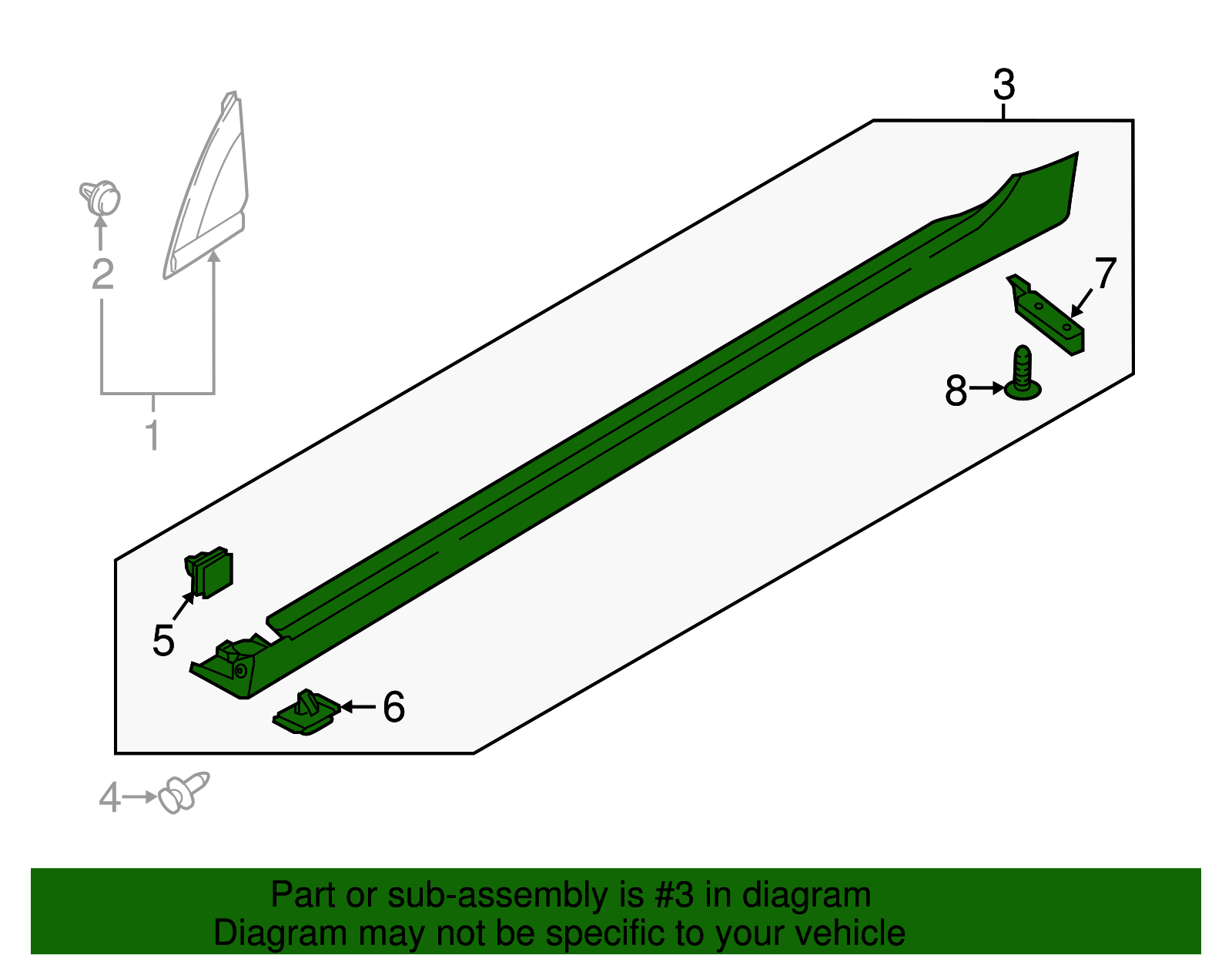 2017-2022 Hyundai Ioniq Rocker Molding 87752-G2000 | OEM Parts Online