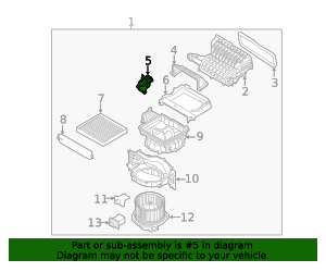 97162-1JAA0 - HVAC Air Inlet Door Actuator 2010-2025 Kia | Kia.Parts Store