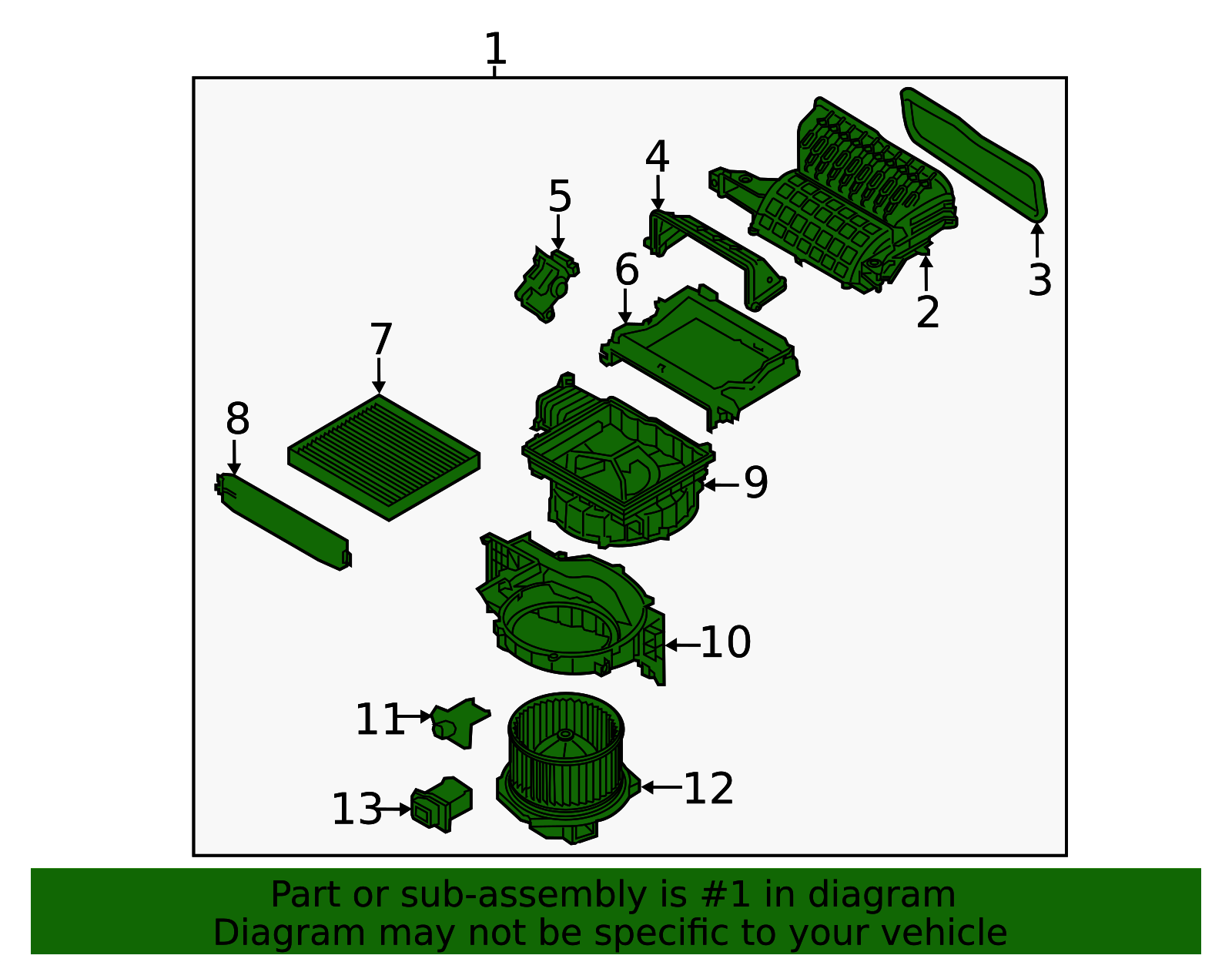 2021-2023 Kia Seltos Blower Motor 97113-Q5000 | Kia OEM Parts Outlet