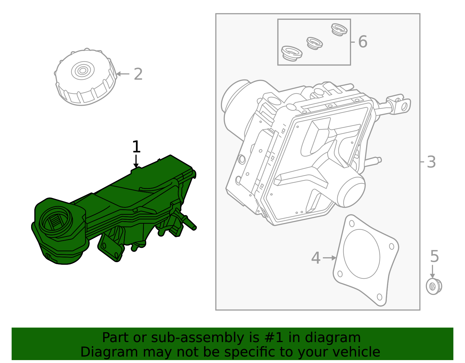 2020-2025 Ford Master Cylinder Reservoir JX6Z-2L210-D | Miracle Ford Parts