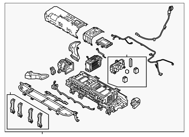 2017-2019 Hyundai Ioniq Battery Assembly 37501-G2120 | OEM Parts Online