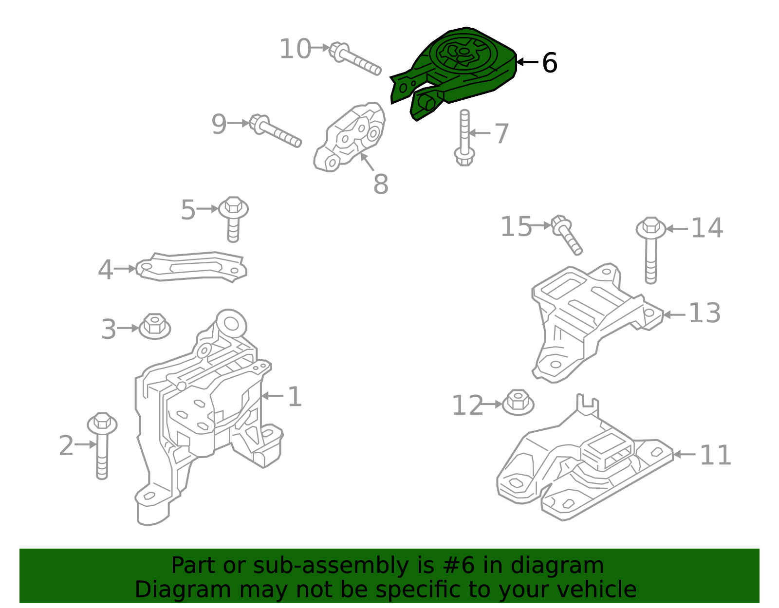 Engine Support Rod BHAJ-39-040 | OEM Parts Online