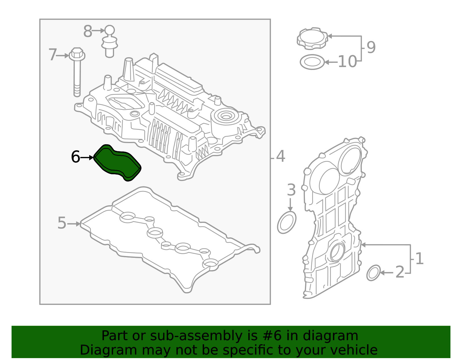22442-2GGA0 - High-Quality Valve Cover Gasket for 2018-2025 Hyundai ...