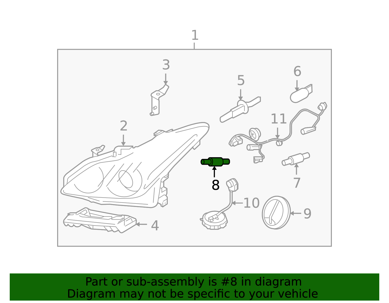 2626189965 (2626189965) - 1990-2024 INFINITI Bulb | Infiniti Parts Net