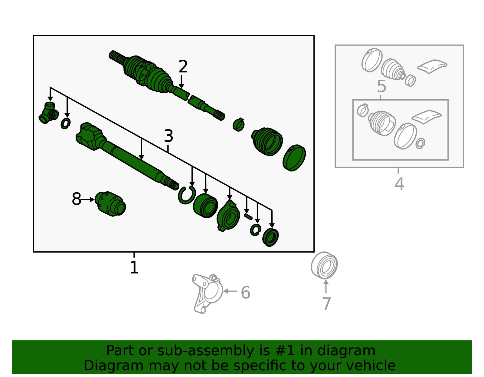 2018-2025 Toyota 2018-2024 Toyota - Axle Assembly 43420-33330 | Sparks ...