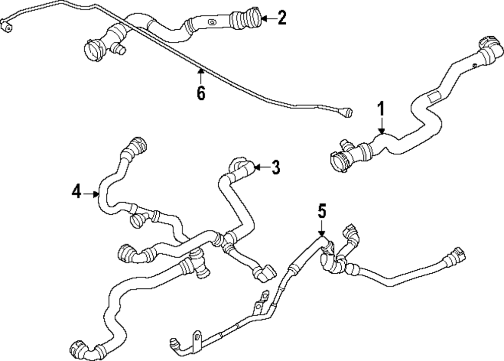 Genuine BMW 17-12-5-A06-868 | Upper Hose | FREE Shipping on Most Orders ...
