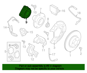 33406787015 - 2011-2018 BMW Rear Wheel Bearing (33-40-6-787-015) | BMW ...