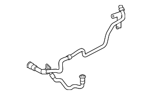 17127648187 - 2014-2019 BMW Engine Coolant Hose (17-12-7-648-187) | BMW ...