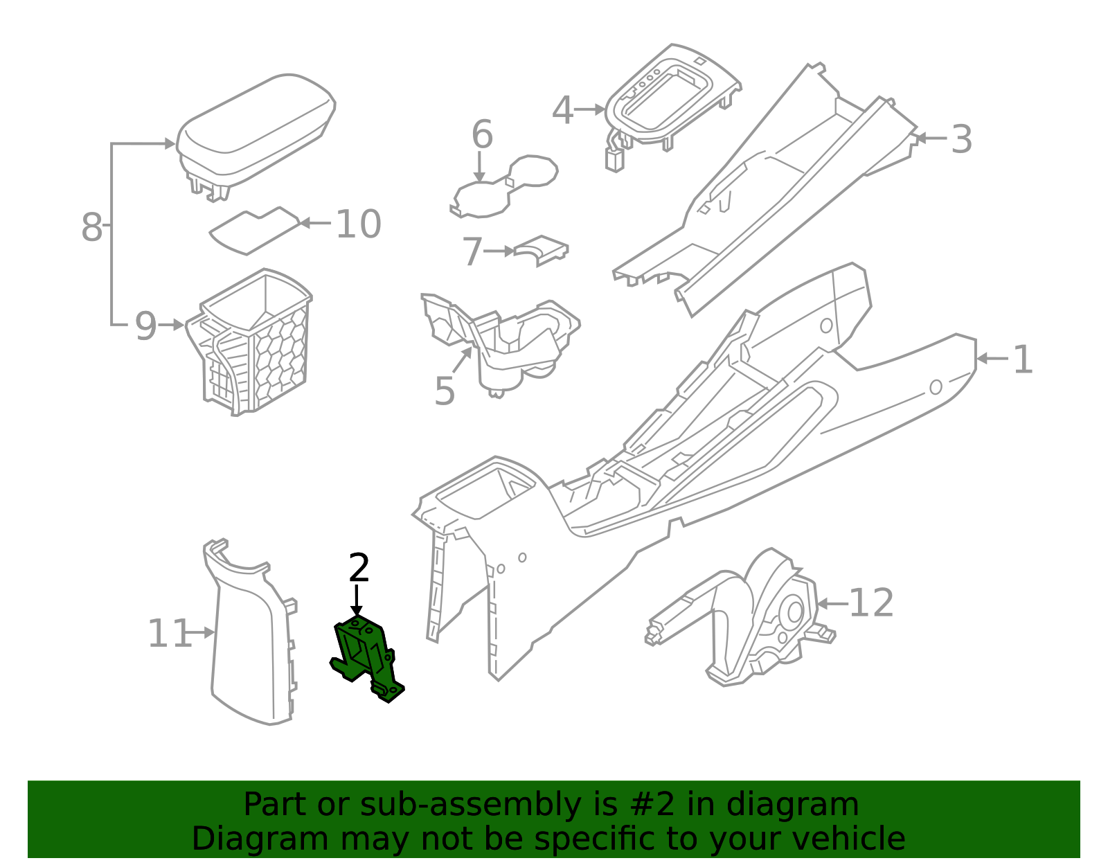 84635-1W000 - Mount Bracket 2012-2017 Kia Rio | Kia.Parts Store