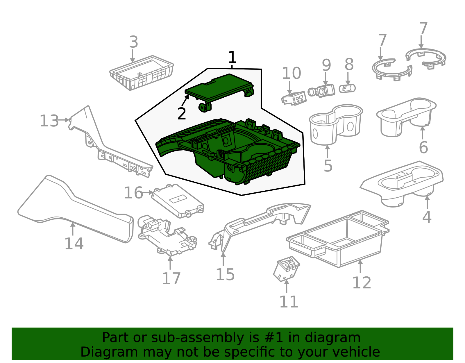 OEM GM Upper Trim Panel For 2021-2024 GMC - Part No. 86822658 | Karl ...