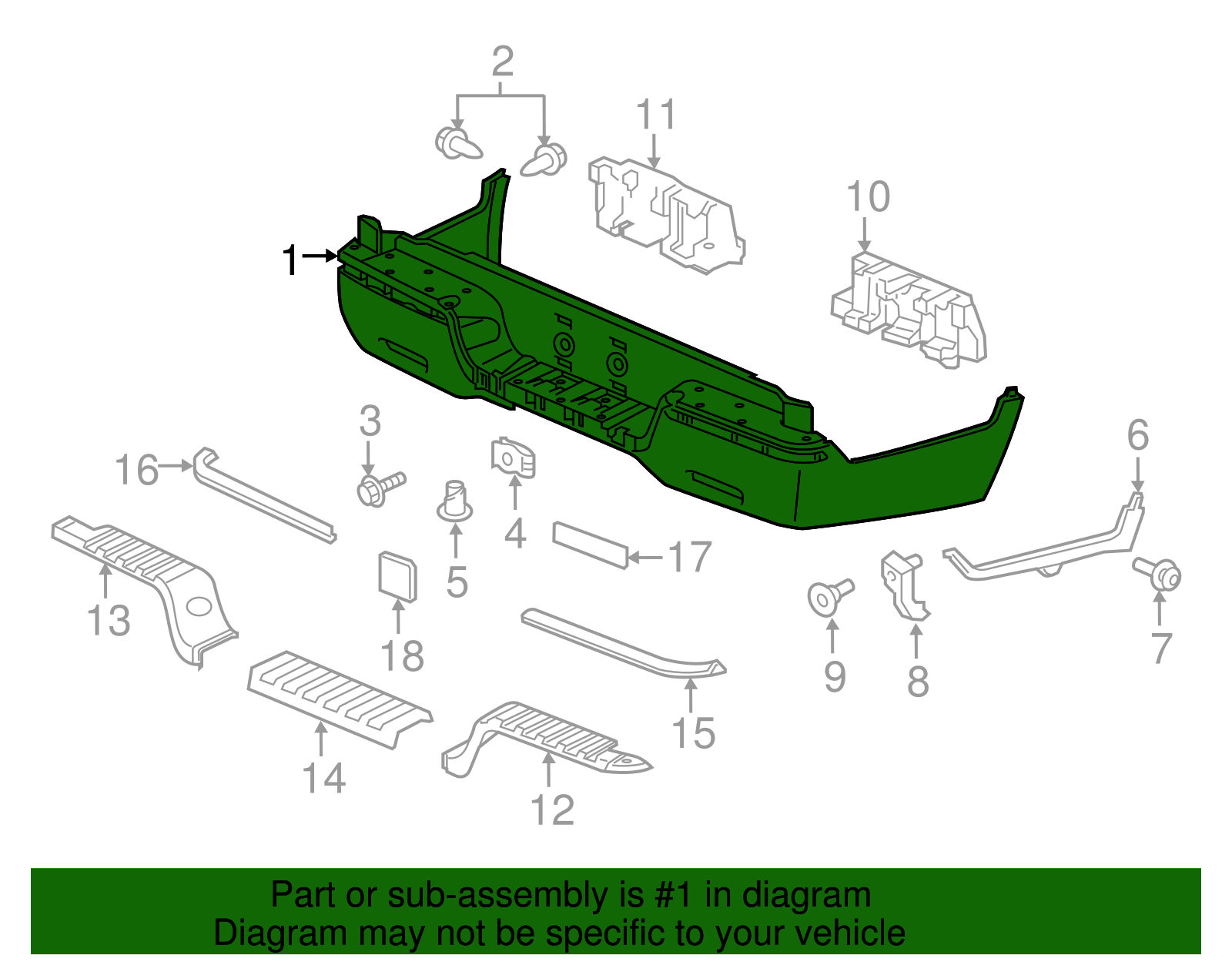 04715-T6Z-A90 - Bumper Cover 2017-2020 Honda Ridgeline | Honda Parts Online