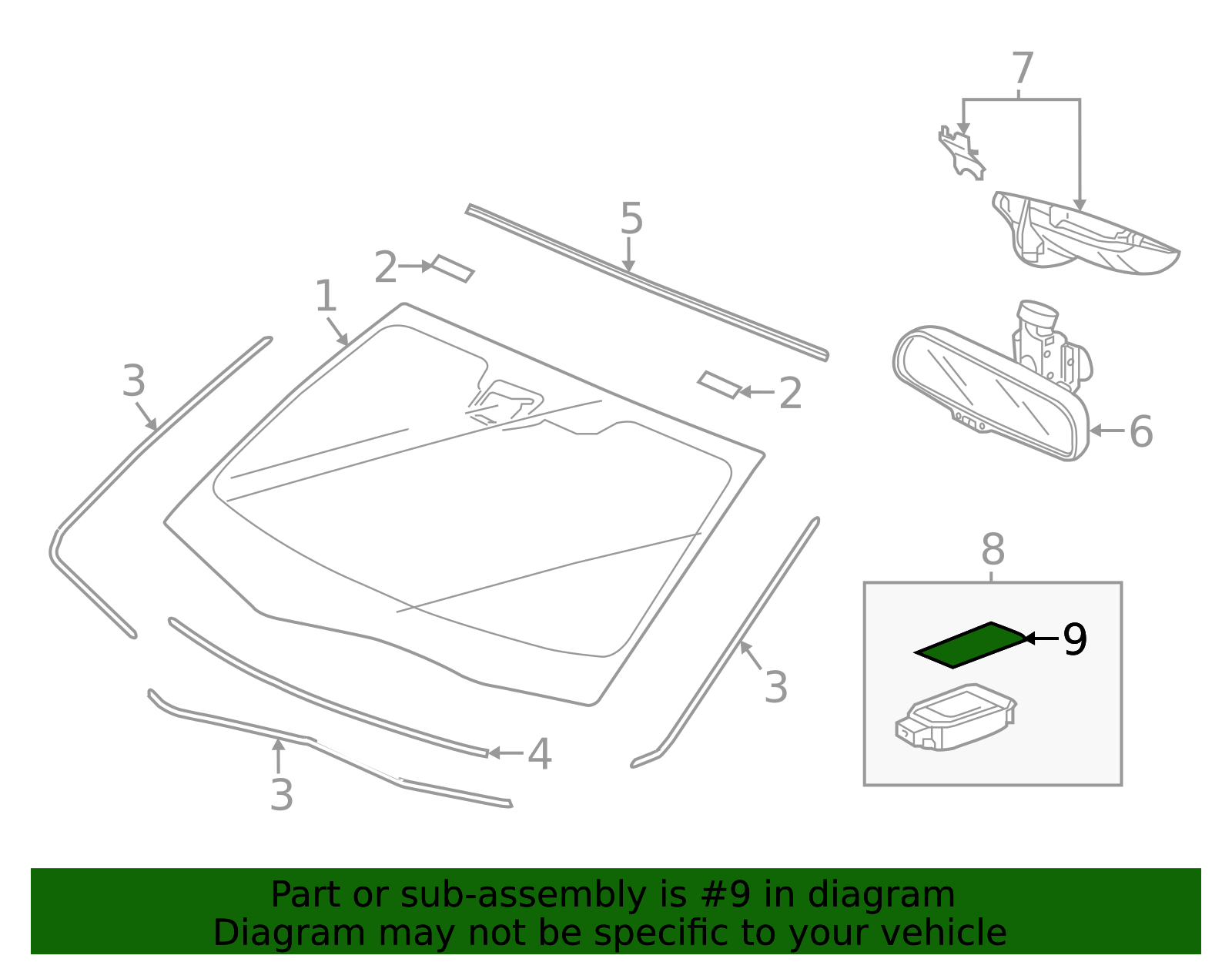 38972-T0A-003 - High-Quality Rain Sensor Adhesive Kit for 2014-2020 ...