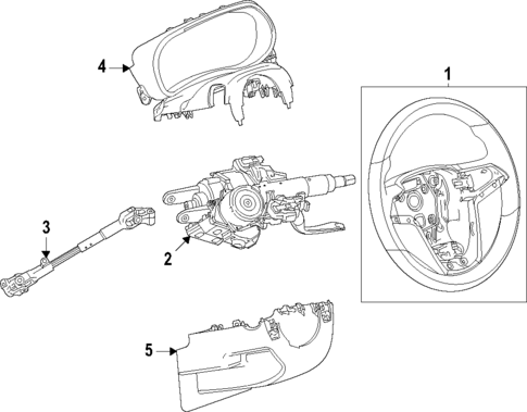 Steering Column for 2016 Buick Encore | World Parts Direct