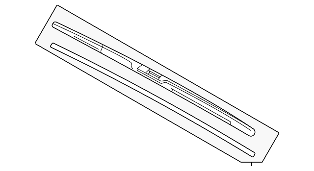 28890-6RR0A - Wiper Blade - 2021-2025 Nissan Rogue | Nissan OEM Parts ...