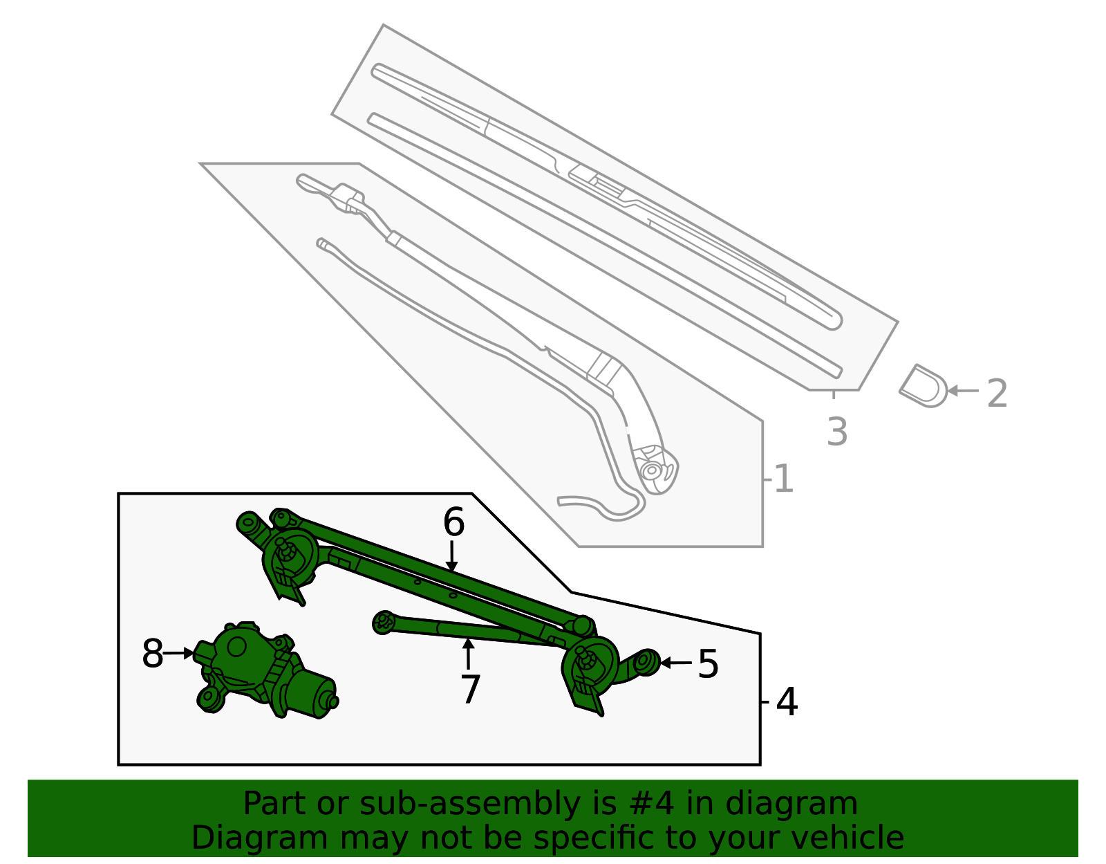 28800-6RR0A - Wiper Linkage - 2021-2025 Nissan Rogue | Nissan OEM Parts ...
