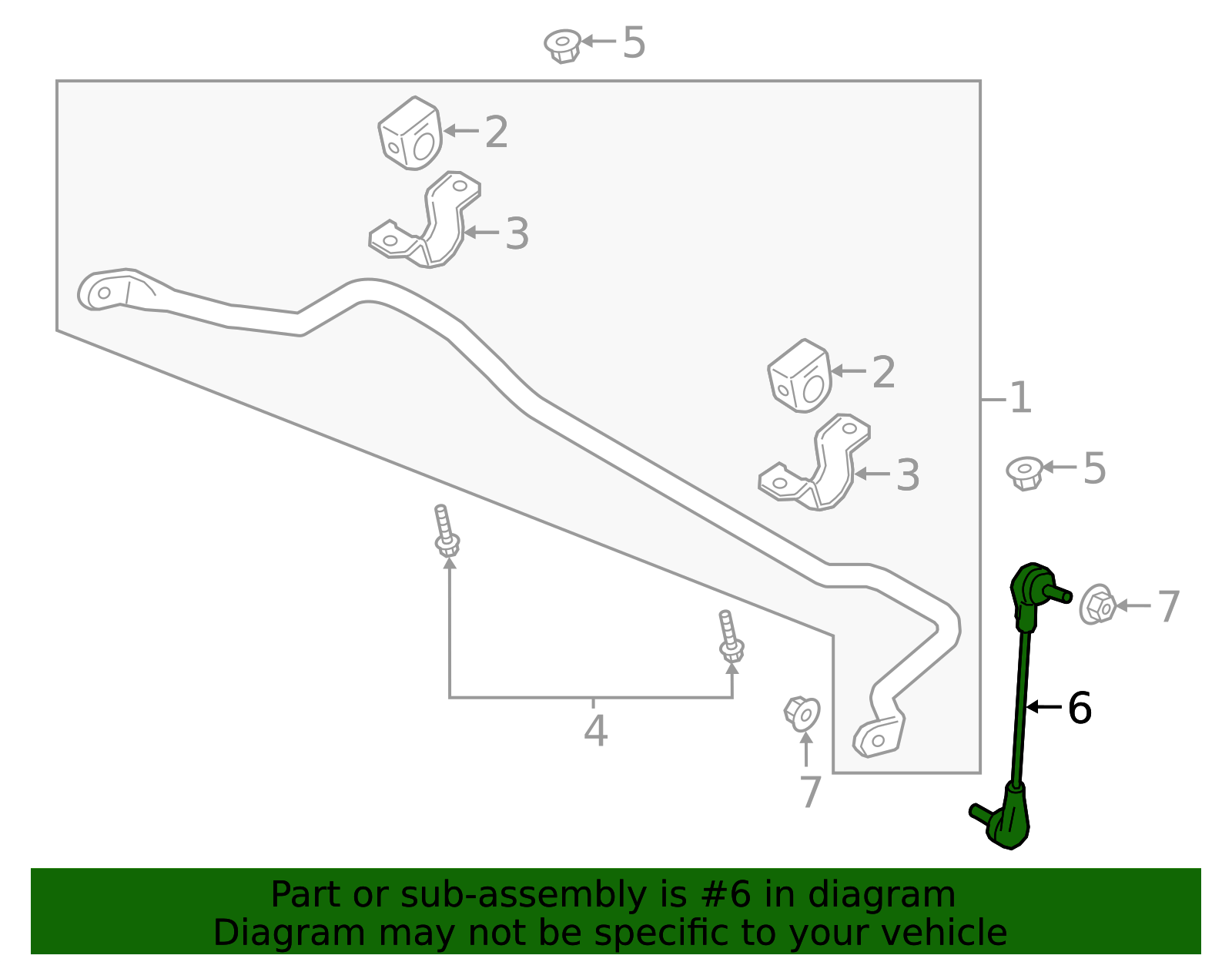 2019-2023 Ford Ranger Stabilizer Link JB3Z-5K483-A | Ford OEM Parts Outlet