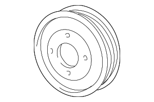 1994-2003 BMW | Engine Water Pump Pulley | 11511742045 | BMW OEM Parts Store