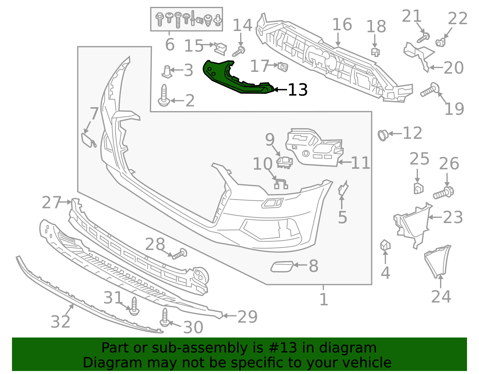 4K0-807-097 - 2019-2025 Audi A6 Quattro - Bumper Cover Reinforcement ...