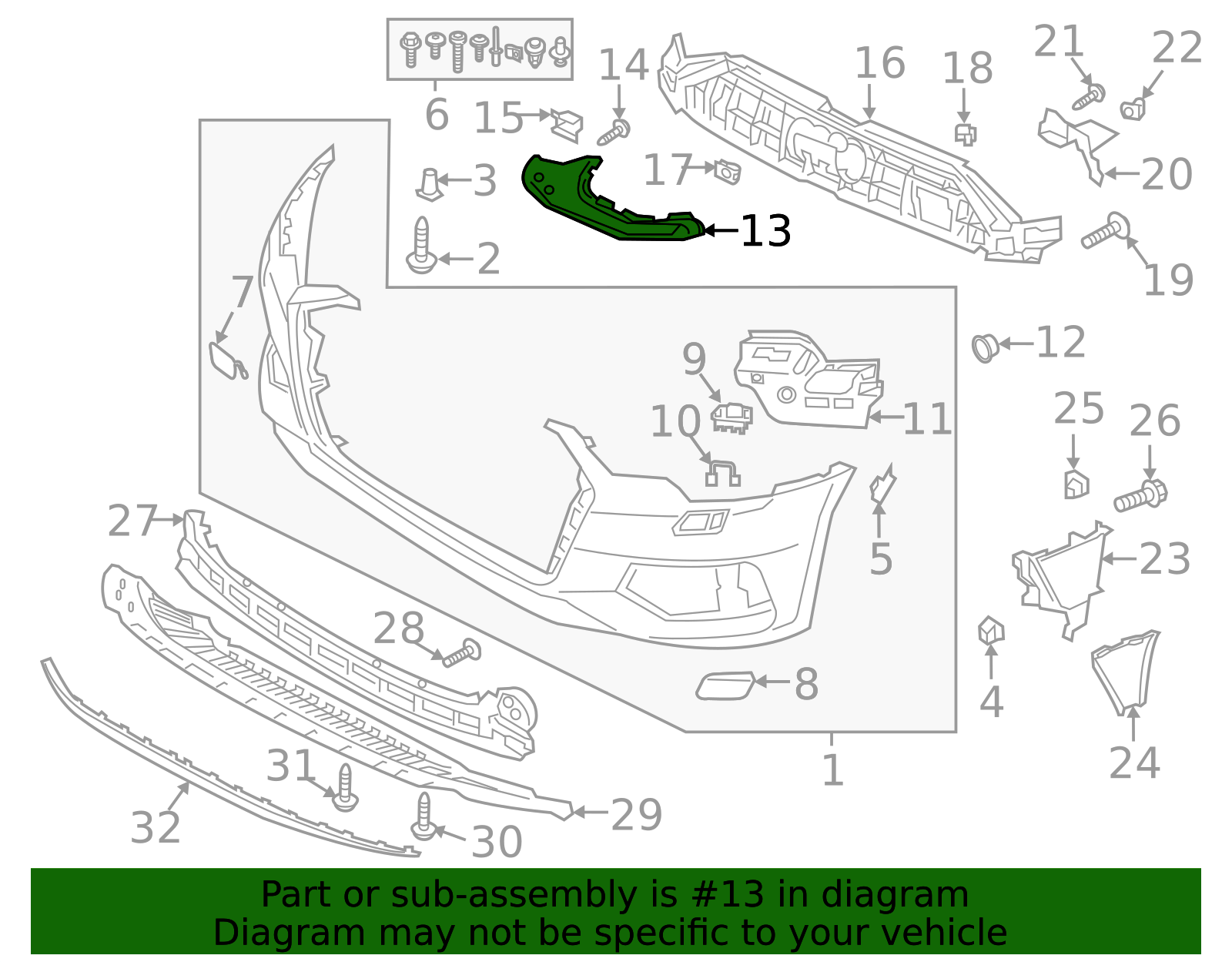 4K0-807-097 - 2019-2025 Audi A6 Quattro - Bumper Cover Reinforcement ...