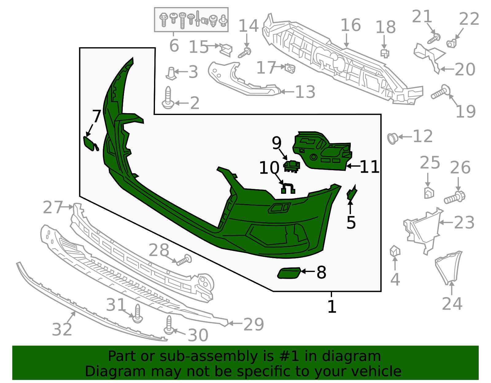 2019-2025 Audi A6 Quattro Bumper Cover 4K0-807-065-A-GRU | Audi USA Parts