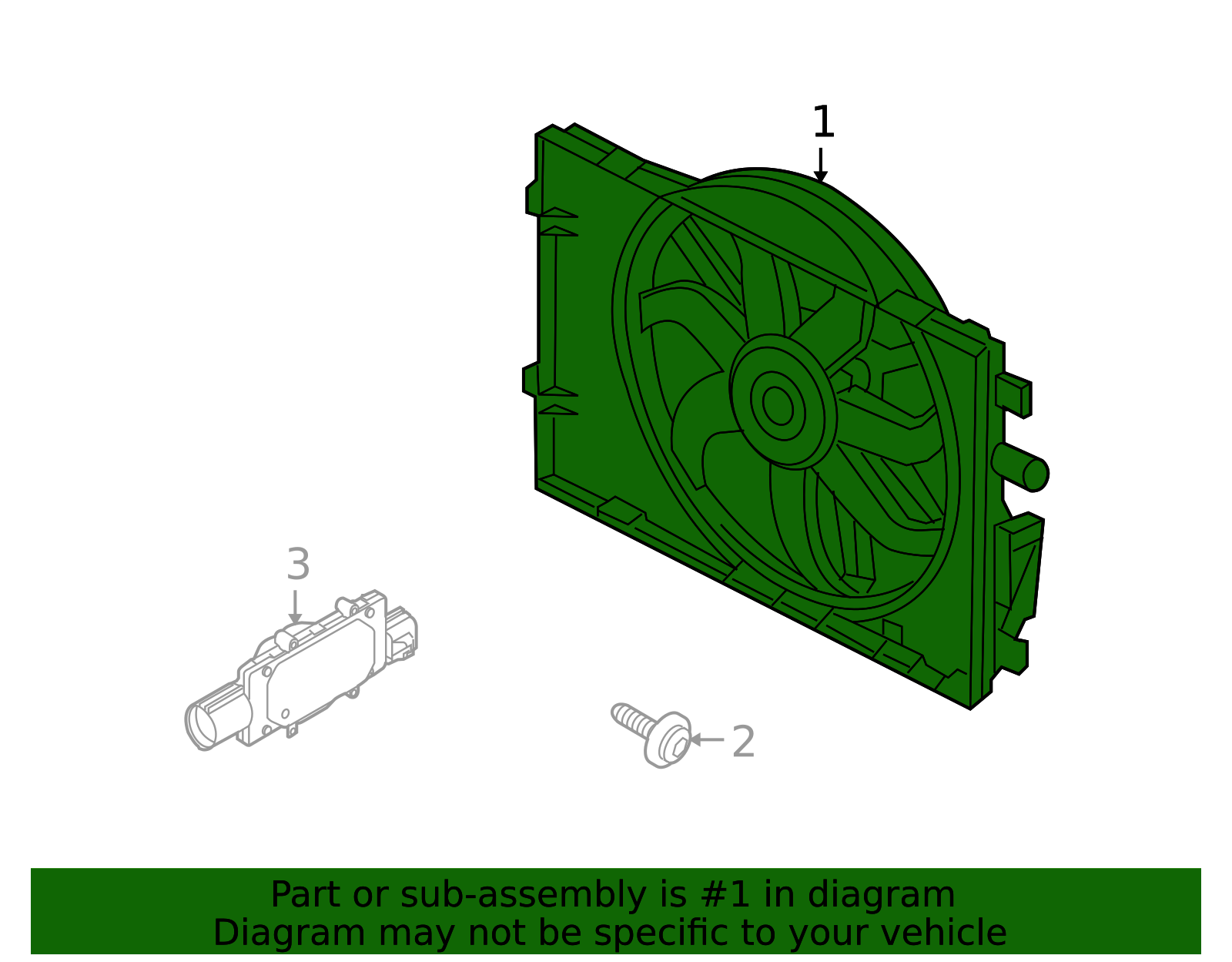 2008-2012 Ford Engine Cooling Fan Assembly BG1Z-8C607-A | OEM Parts Online