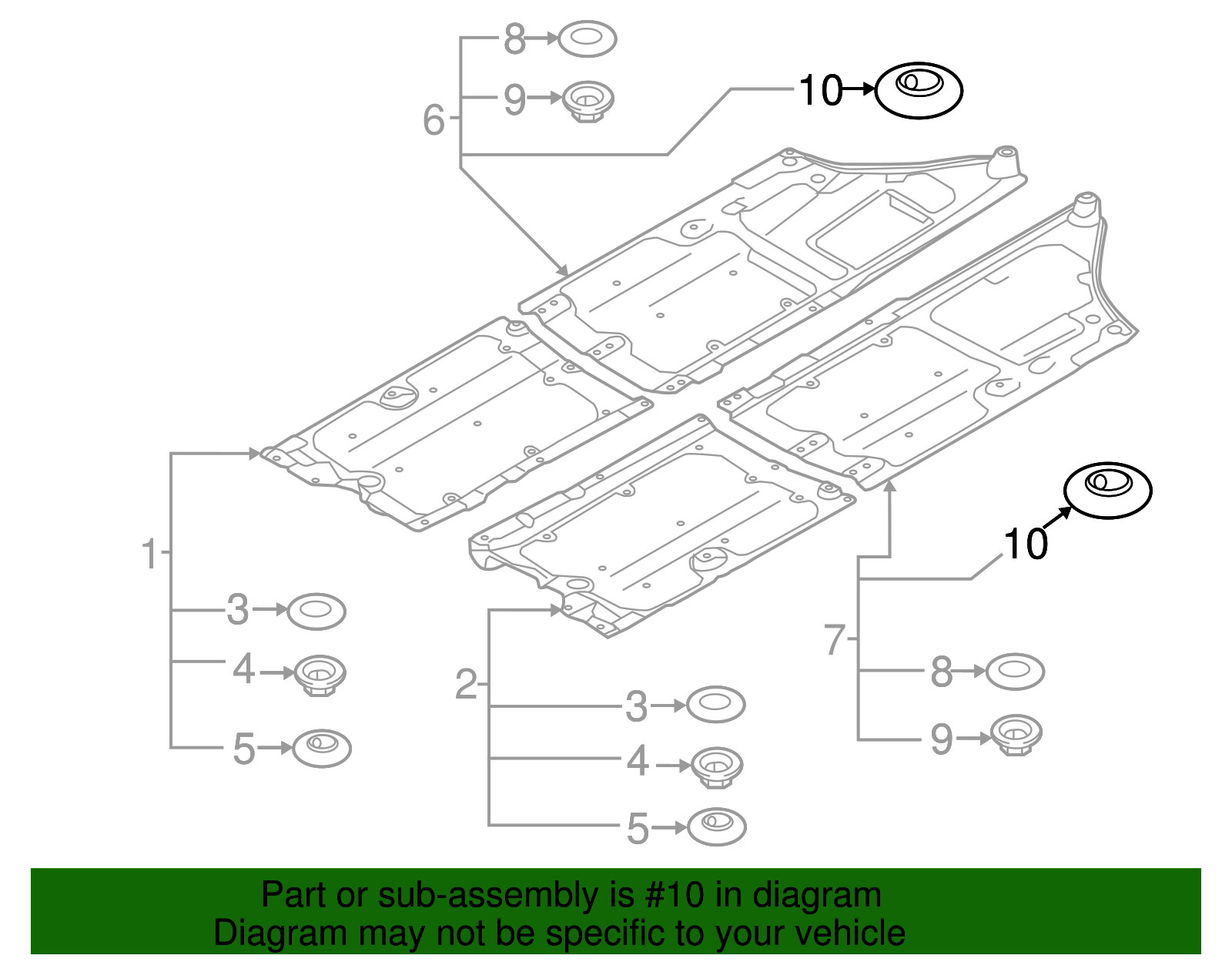 97749-3T240 - Under Cover Washer 2017-2020 Kia | Kia.Parts Store