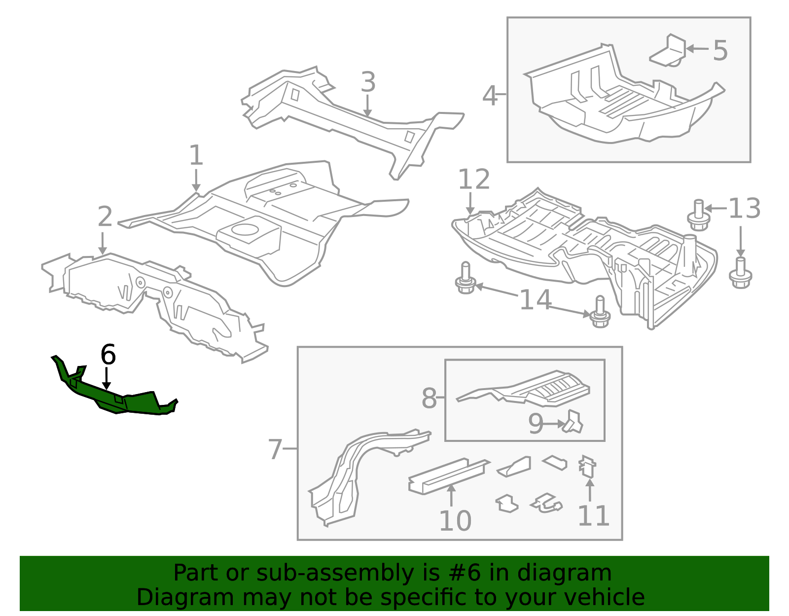 65750-TA0-A00ZZ - Floor Cross-Member Honda Parts Online
