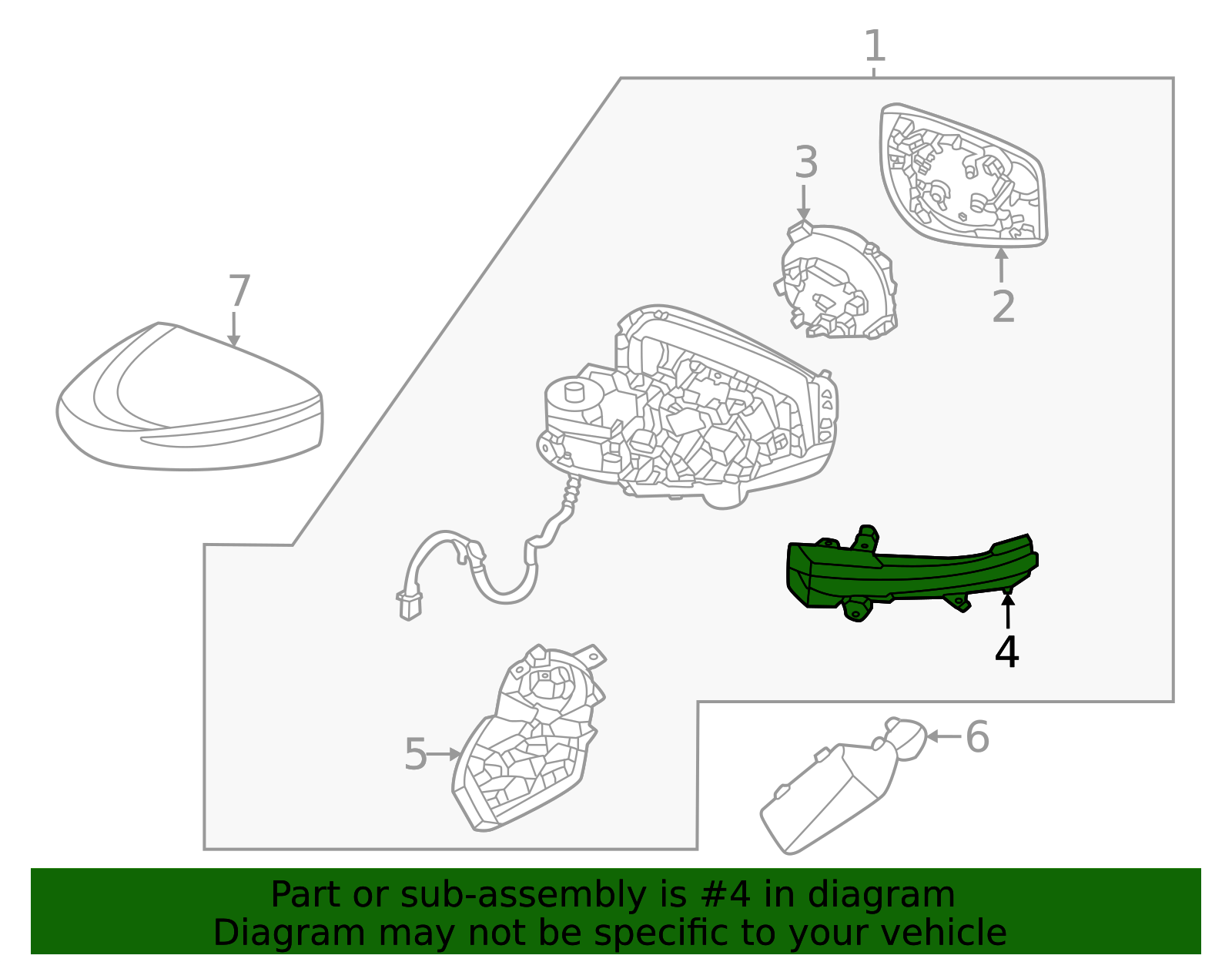 2018-2025 Nissan Signal Lamp 26160-5RE0A | Nissan Parts Central