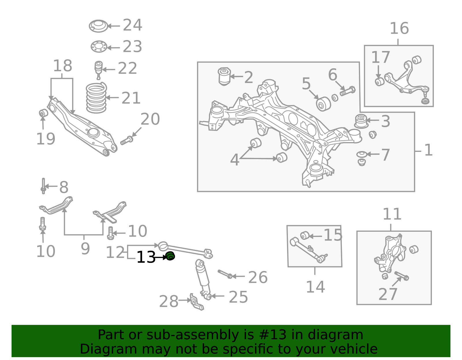 2007-2012 Hyundai Trailing Arm Bushing 55118-2B000 | OEM Parts Online