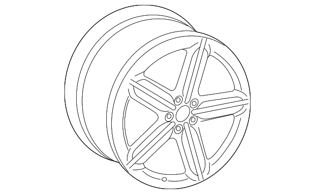 8R0-601-025-BJ - Wheel, Alloy 2009-2017 Audi | Audi OEM Parts Guy