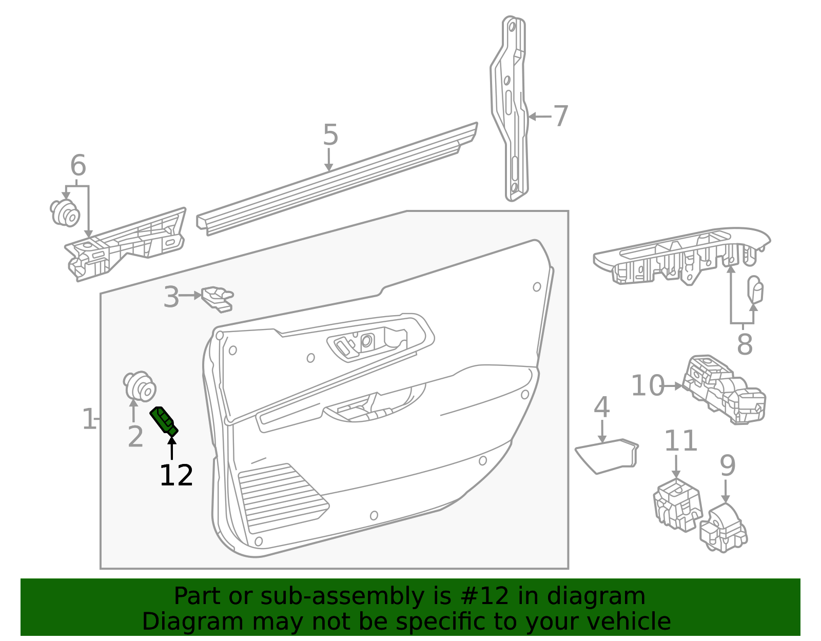 Memory Switch 84927-47010 | Toyota Parts Center