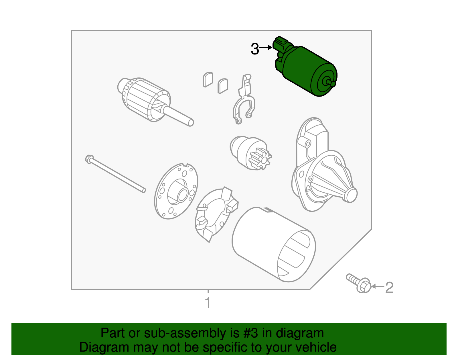 36120-2B100 - Starter Solenoid - 2012-2017 Hyundai | World OEM Parts ...