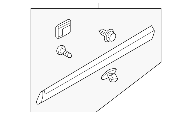 87722-C6000 - Body Side Molding 2016-2020 Kia Sorento | Kia.Parts Store