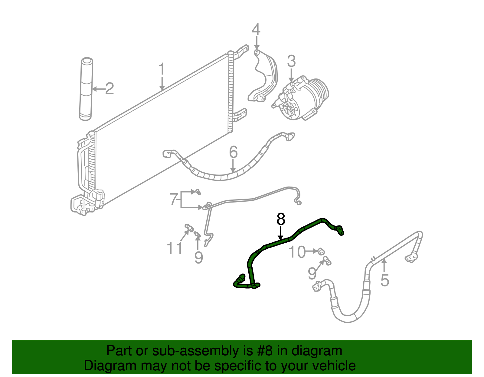 2001-2005 GM Hose & Tube Assembly 10313732 | Shop Matick Buick GMC