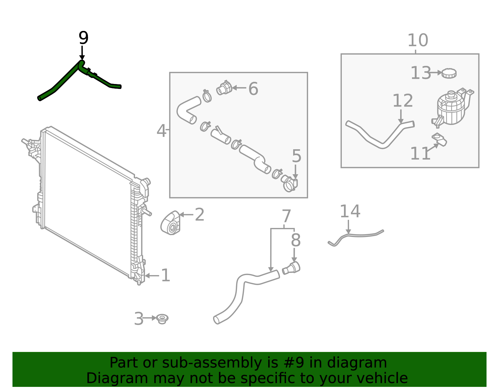 Radiator Hose 25415-AR100 - Dependable OEM Engine Cooling | AutoNation ...
