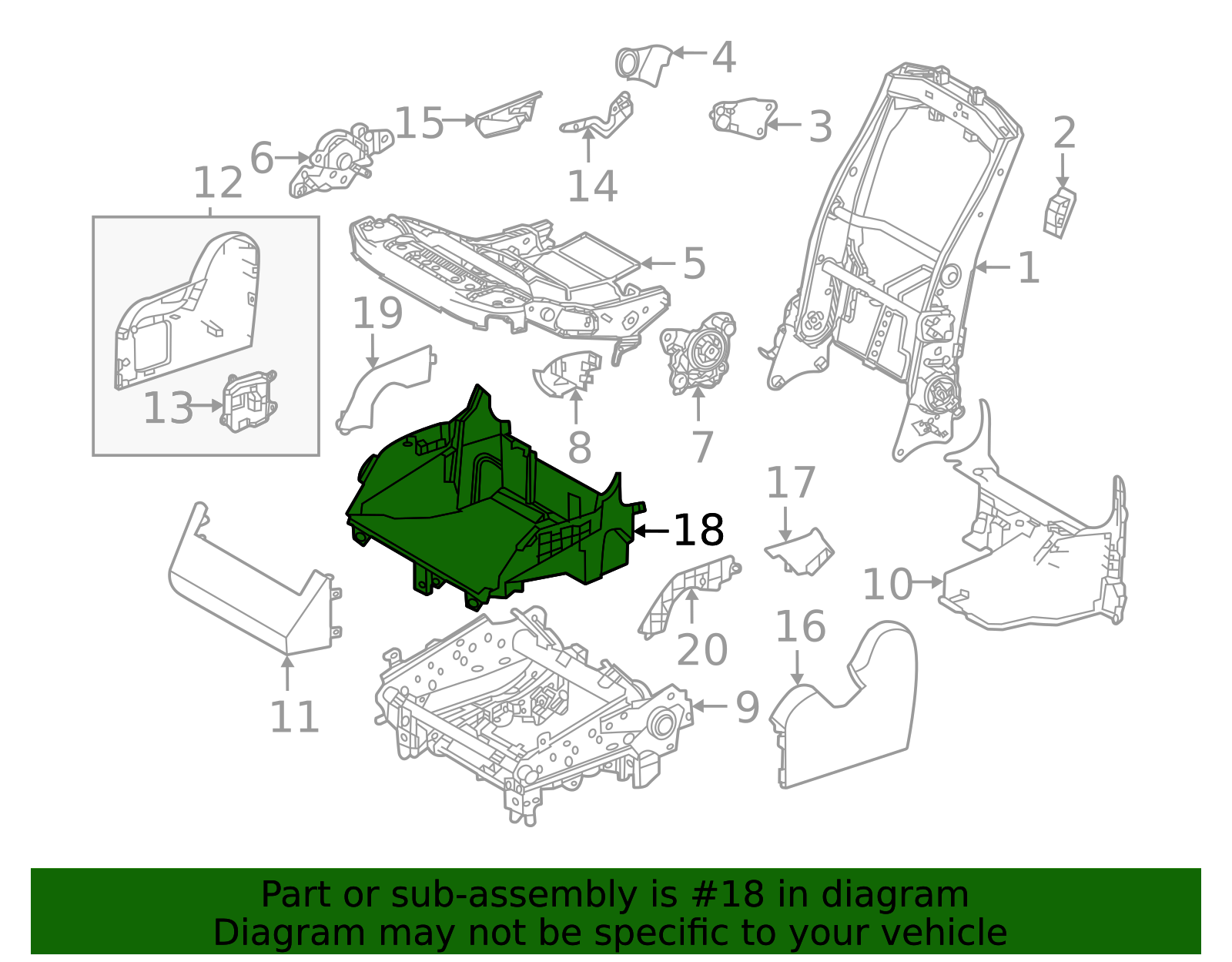 72927-08070-B0 - 2021 Toyota Sienna - Under Cover | Nucar Toyota Parts